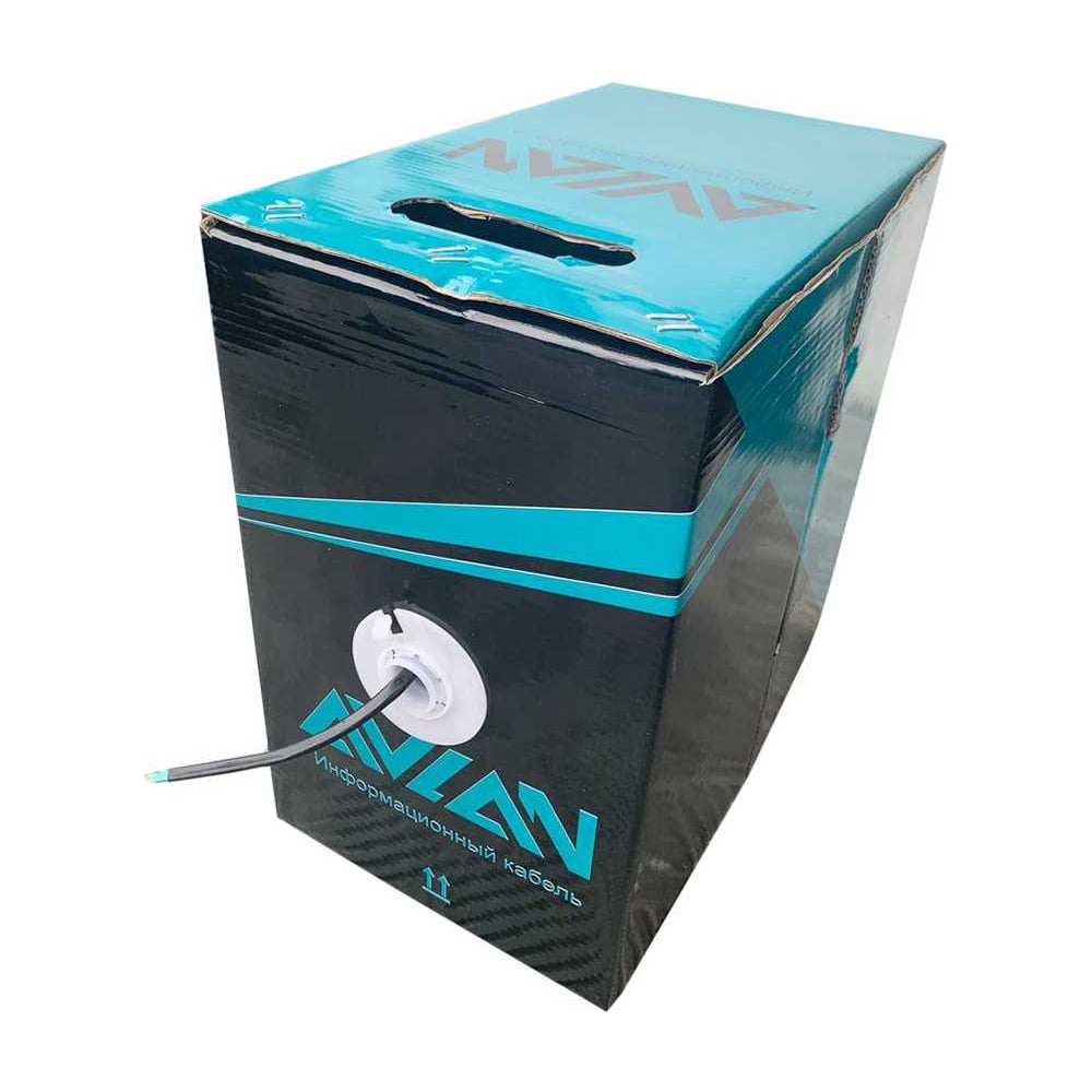 Кабель AVLAN FTP 2PR 24AWG CAT5e LUX, наружный, 305 м 202-2CU-LUX ...