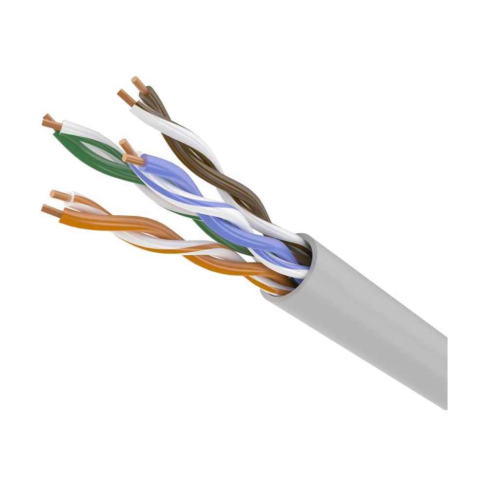 Кабель Folan LIGHT UTP 4PR Cat5e 24AWG INDOOR 25 м. OU42046PVC.25 ...