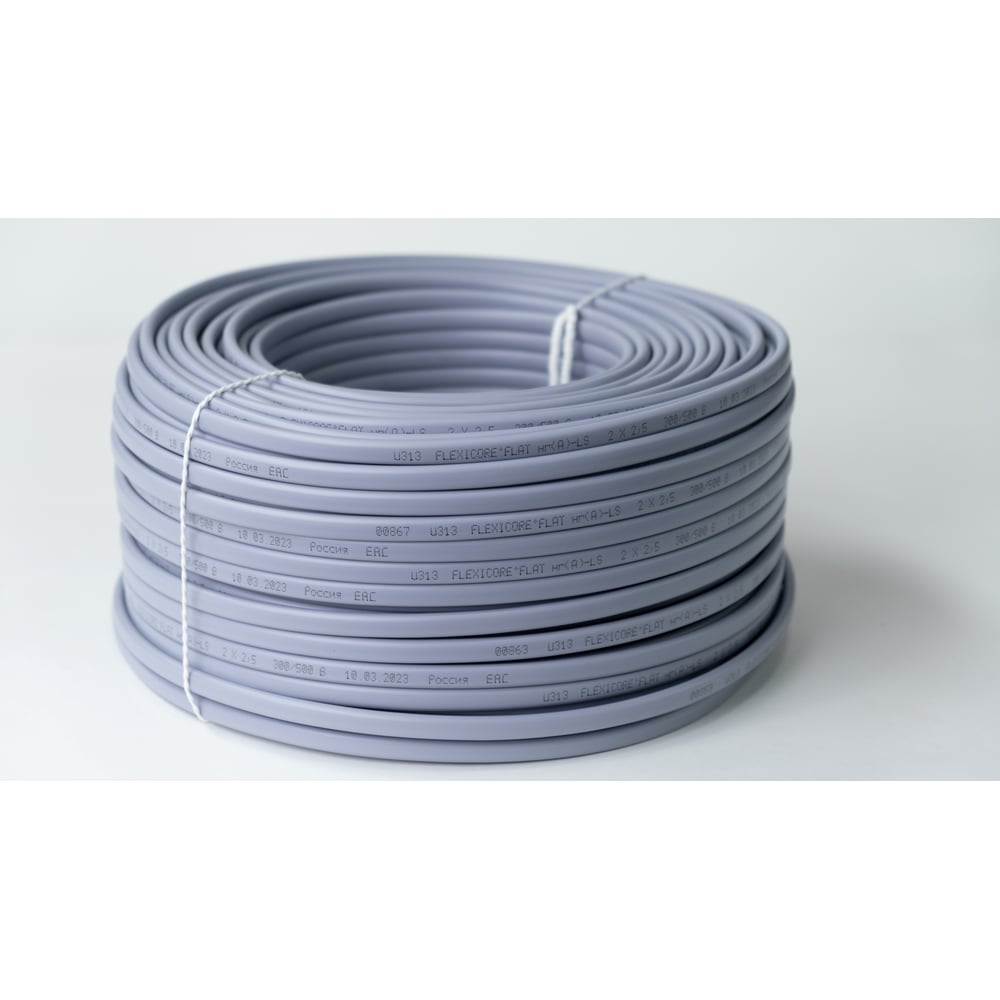 Кабель LAPP FLEXICORE FLAT RU нг(А)-LS 2x2,5 100м 3120000173 - выгодная цена, отзывы ...