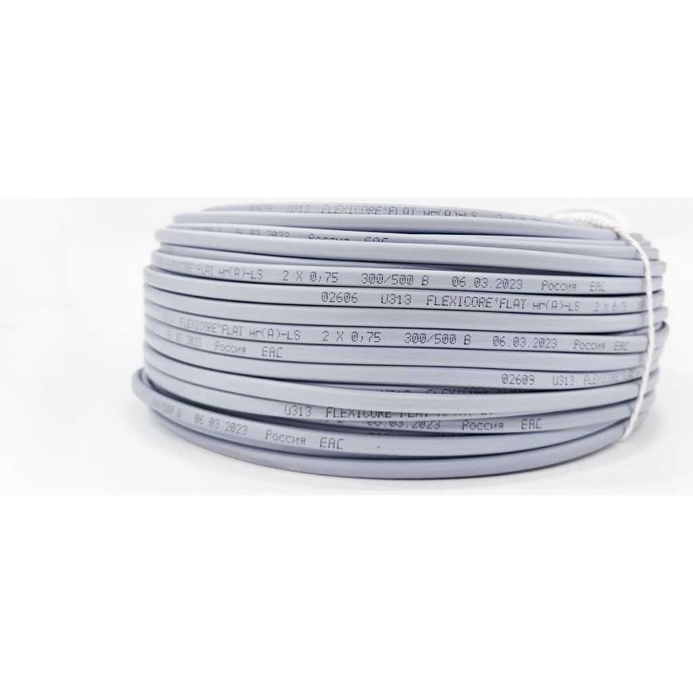 Кабель LAPP FLEXICORE FLAT RU нг(А)-LS 2x0,75 100м 3120000161 - выгодная цена, отзывы ...
