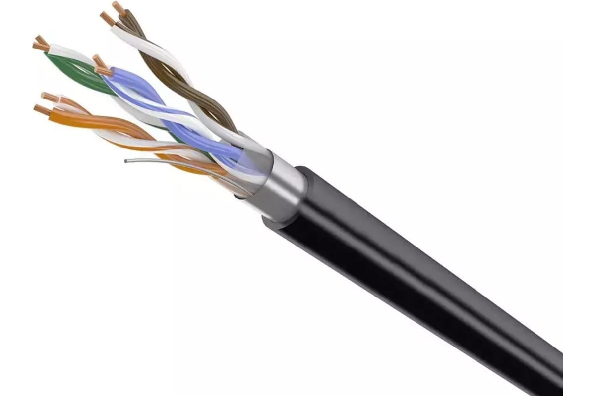 Кабель Folan F/UTP Cat 5e PE 4pr 24 AWG 100м O.FU42046PE.100 - выгодная ...