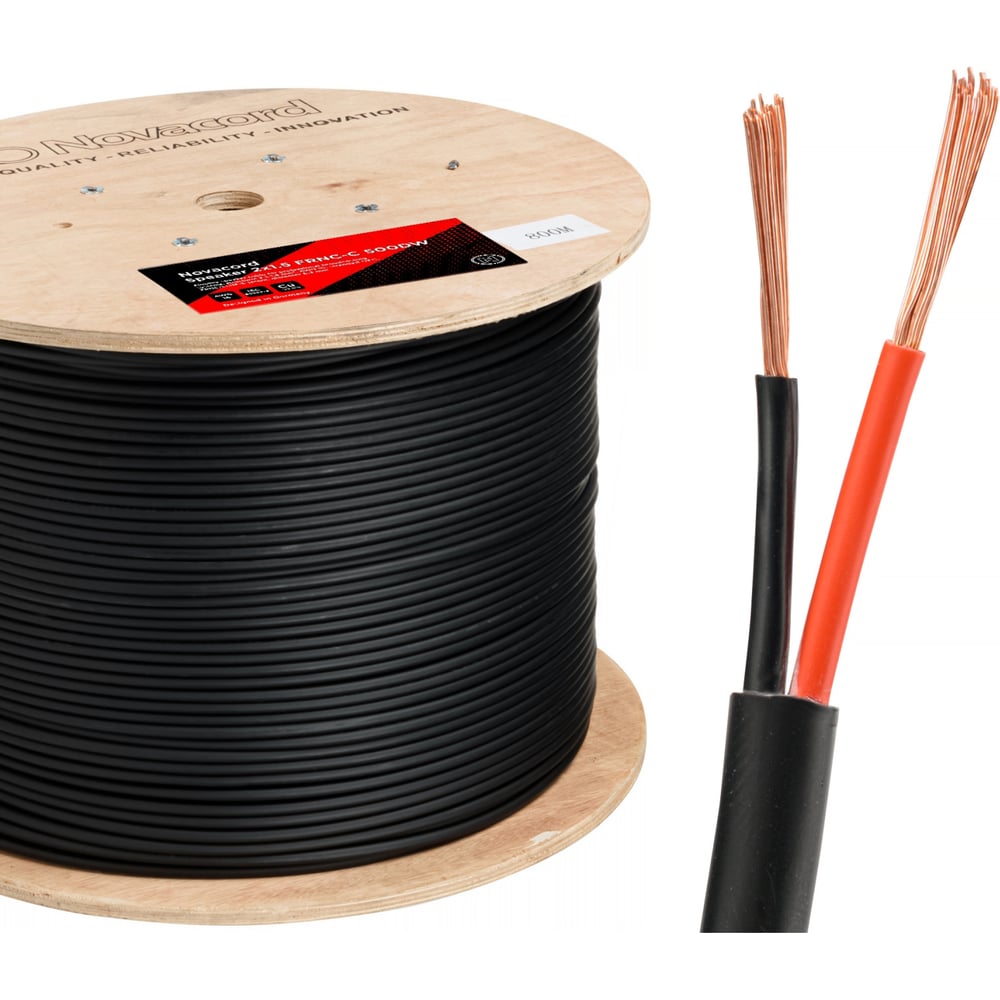 Акустический кабель для колонок Novacord 2x1.5 мм2, AWG 16, диаметр ...