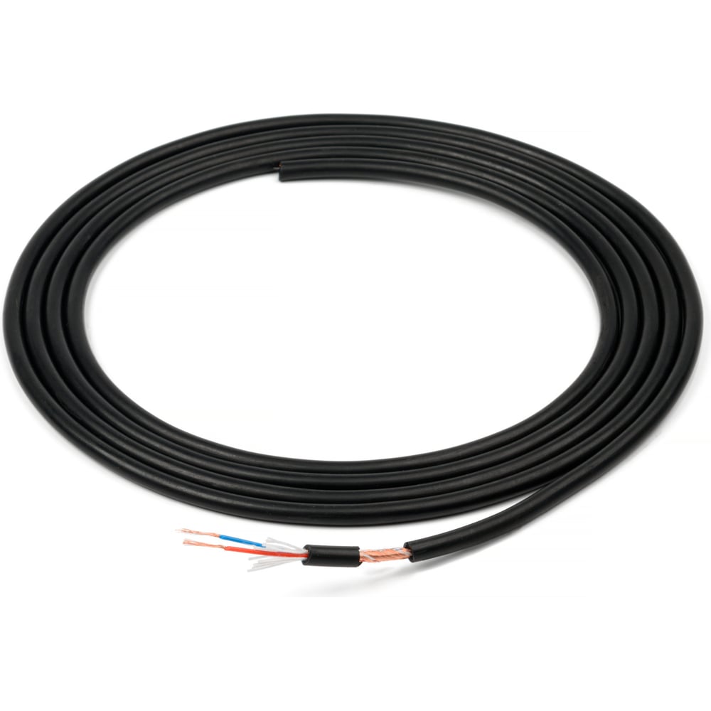 Микрофонный кабель Novacord 2x0.22 мм2, AWG 24, витой экран, диаметр ...