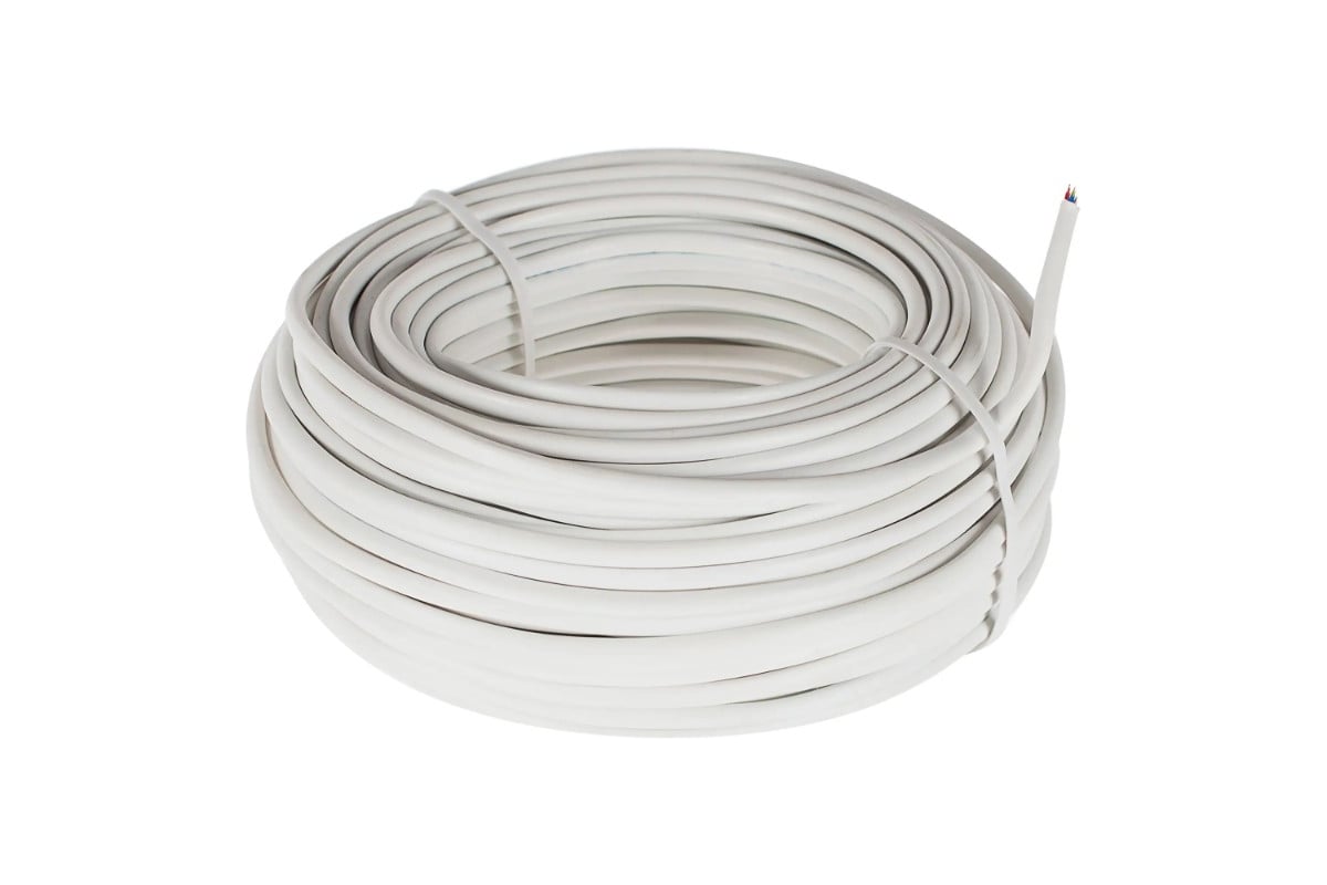 Кабель БУРЕВЕСТНИК для пожарной и охранной сигнализации кпсввнг(a)-lsltx 2x2х0.5 мм2, 50м ...