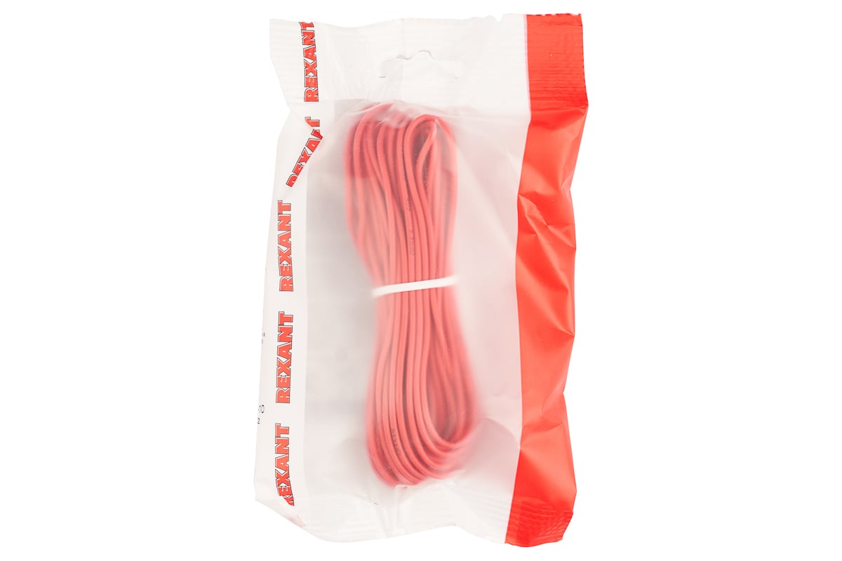 Автомобильный провод REXANT ПГВА/ПВАМ 1x0,50 мм красный, бухта 10 ...