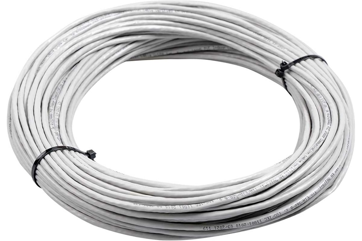 Кабель витая пара TWIST 50м, U/UTP, 2PR, cat. 5e, Cu, PVC, 24 AWG, indoor UTP2-C5E-G24-IN-PVC-50 ...