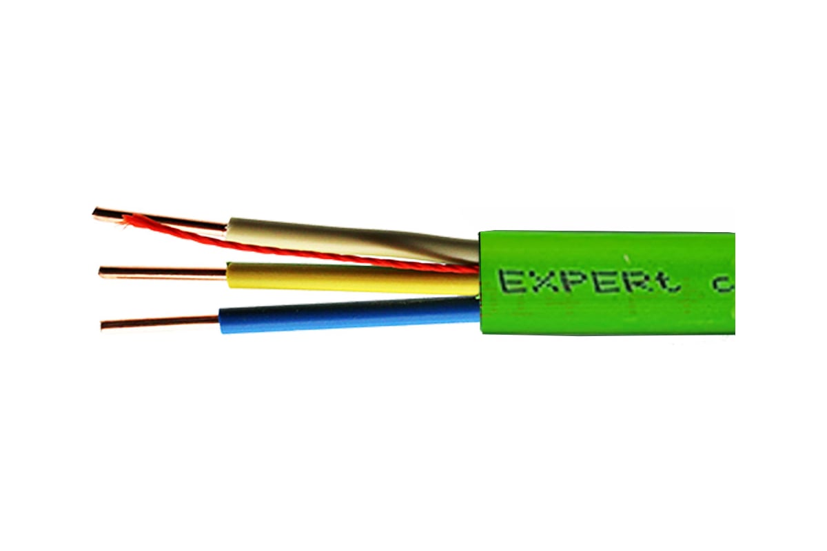 Силовой энергосберегающий кабель EXPERt class ВВГ-Пнг(А)-LS 3x2,5 ок(N ...