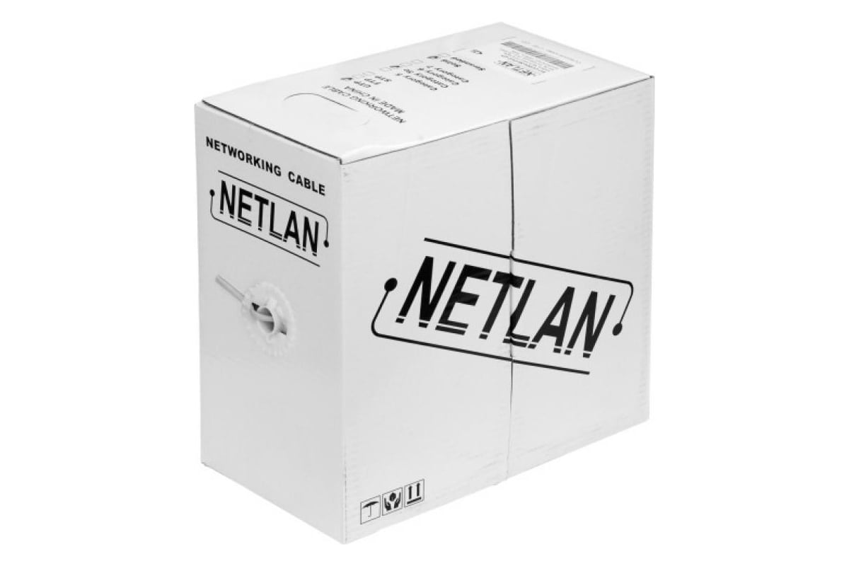 Кабель U/UTP 4 пары, Кат.5e, 100МГц, одножильный, CCA омедненный алюминий, внутренний, PVC нг B ...