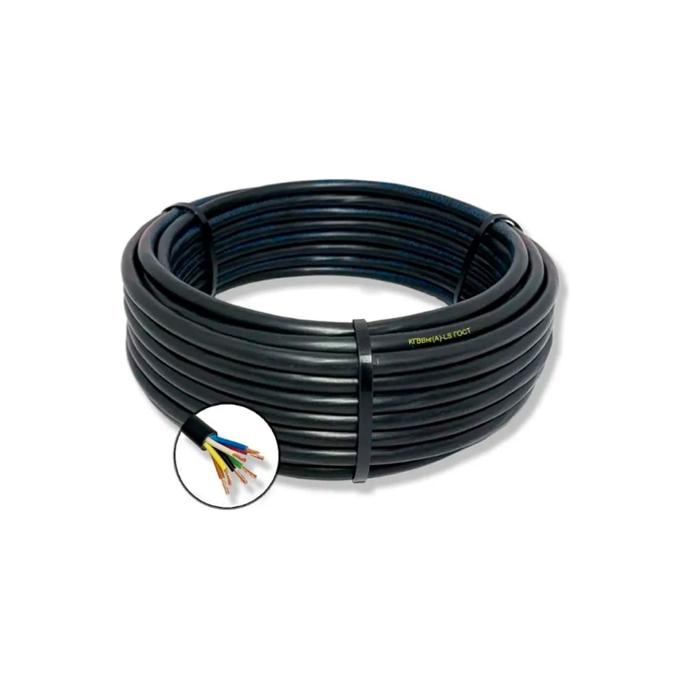 Кабель ПРОВОДНИК кгввнг(a)-ls 7x1 мм2, гибкий, 30м OZ62003L30 ...