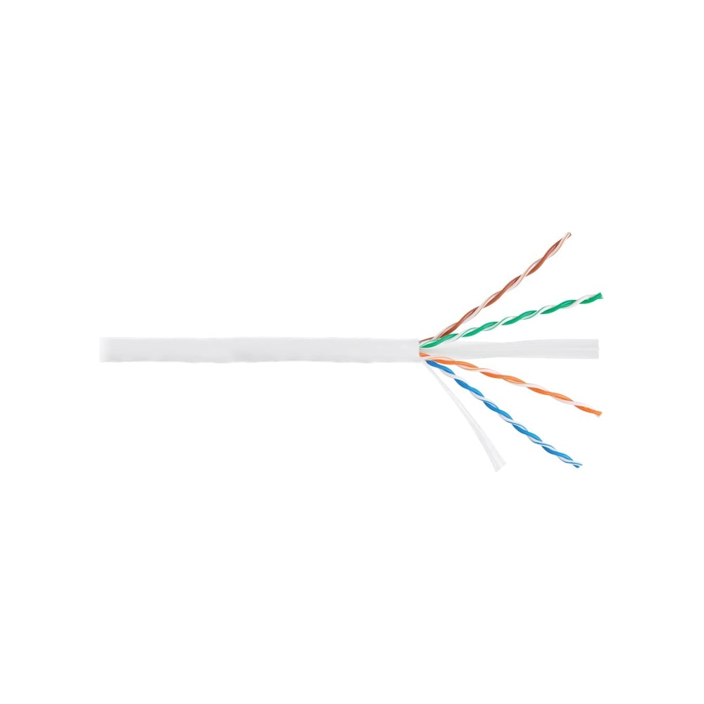 Кабель NIKOLAN U/UTP 4 пары, белый, 305м NKL 4140C-WT - выгодная цена ...