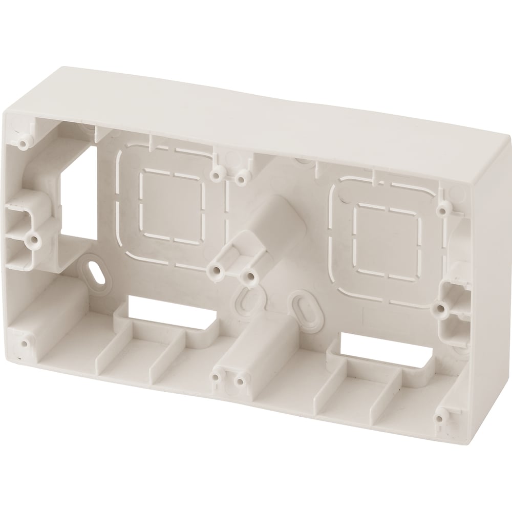 Коробка накладного монтажа ЭРА 12-6102-02 2 поста, Эра 12, слоновая ...