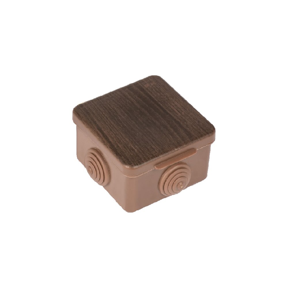 Распаечная коробка EKF КМР-030-036 PROxima 4 мембранных ввода, тёмное дерево 150 шт plc-kmr2-030 ...