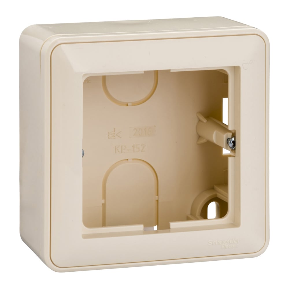 1-ая подъемная коробка Systeme Electric Wessen 59 слоновая кость для ...
