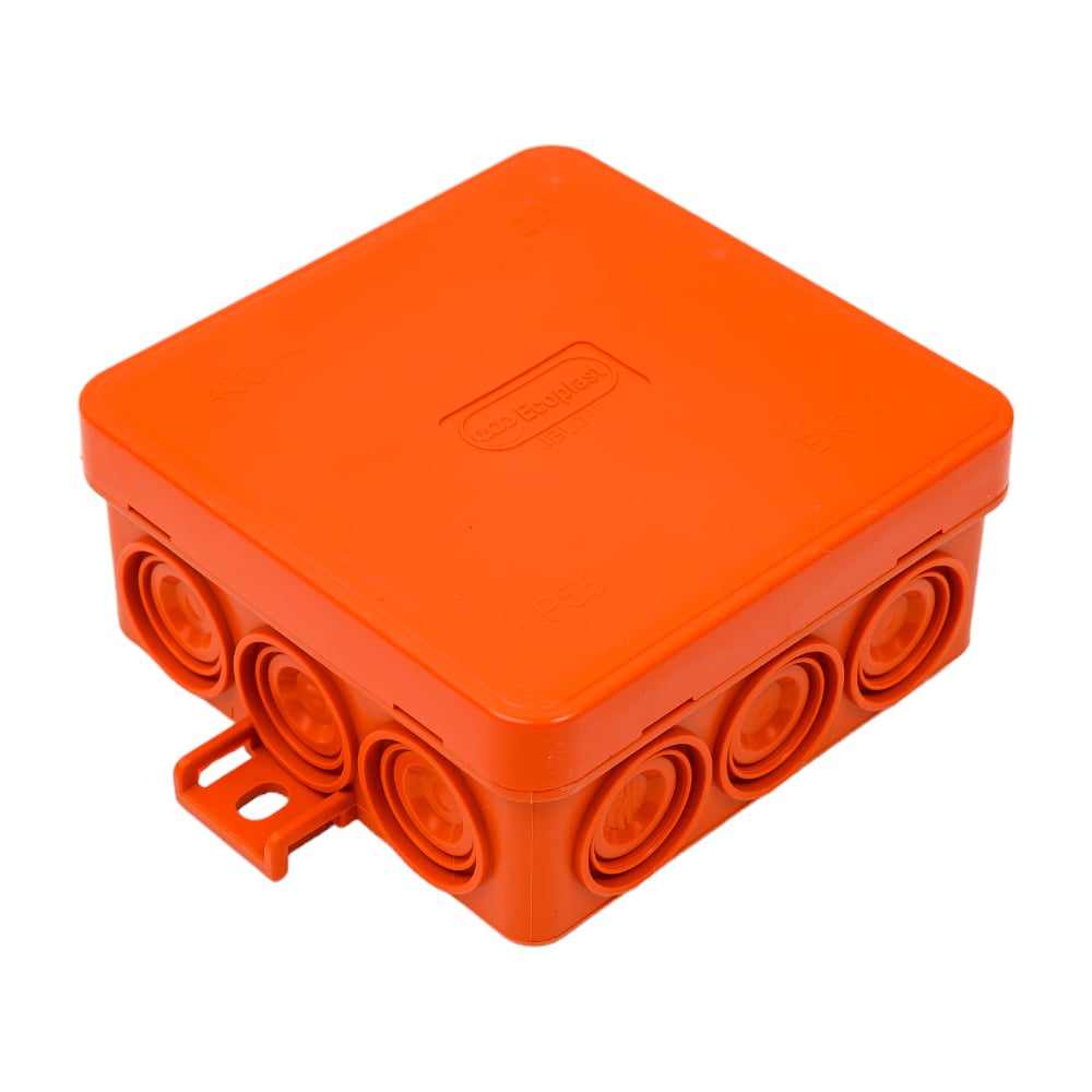 Огнестойкая коробка Экопласт JBL085 E110, о/п 85х85х38, 12 выходов ...