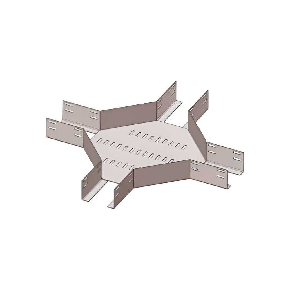 Лоток крестообразный перфорированный АО "КЗЭМИ" КМ 400x50 УТ1,5 ...