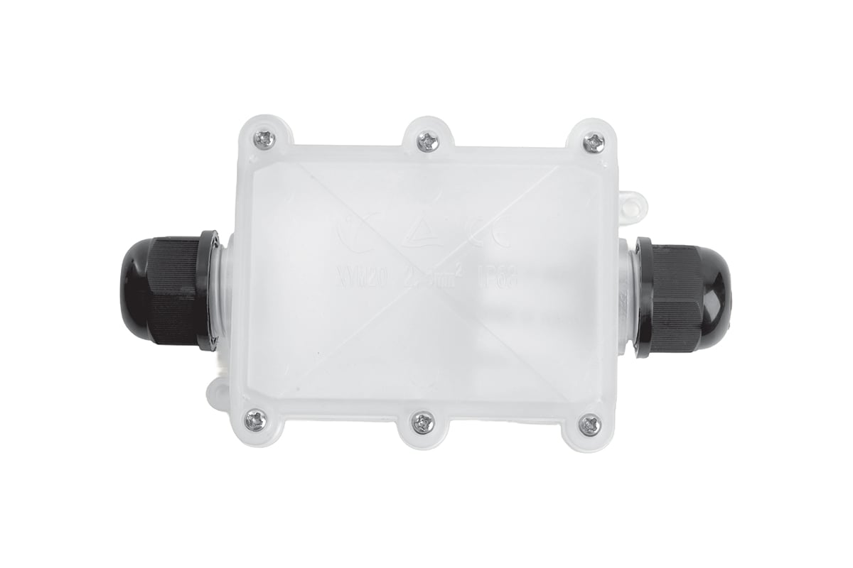 Коробка распределительная STEKKER LD537 водонепроницаемая на 2 выхода, с 4-конт. коннектором ...