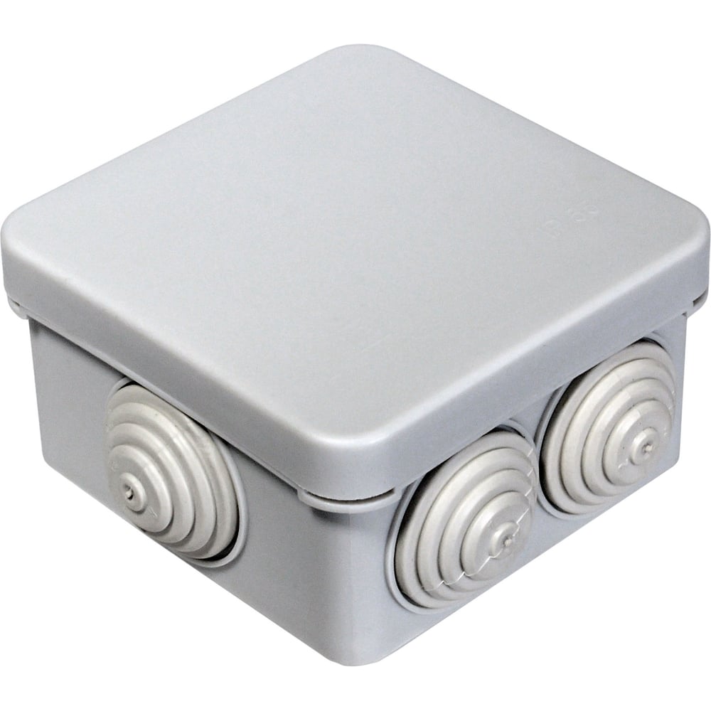 Распаечная безгалогенная коробка для о/п HF 70х70х40 Промрукав 40-0200 ...