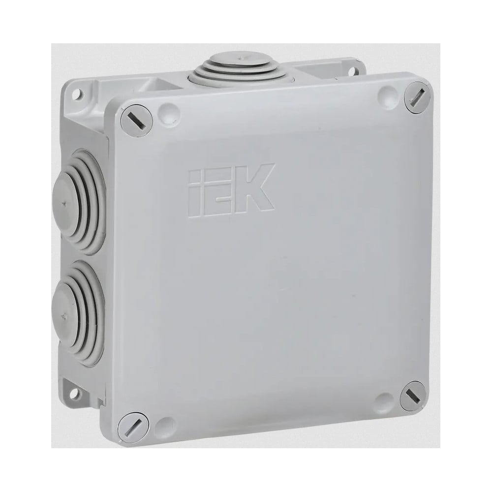 Распаячная коробка IEK км для о/п 110x110x50мм ip65 6 вв. (7035) UKO10 ...