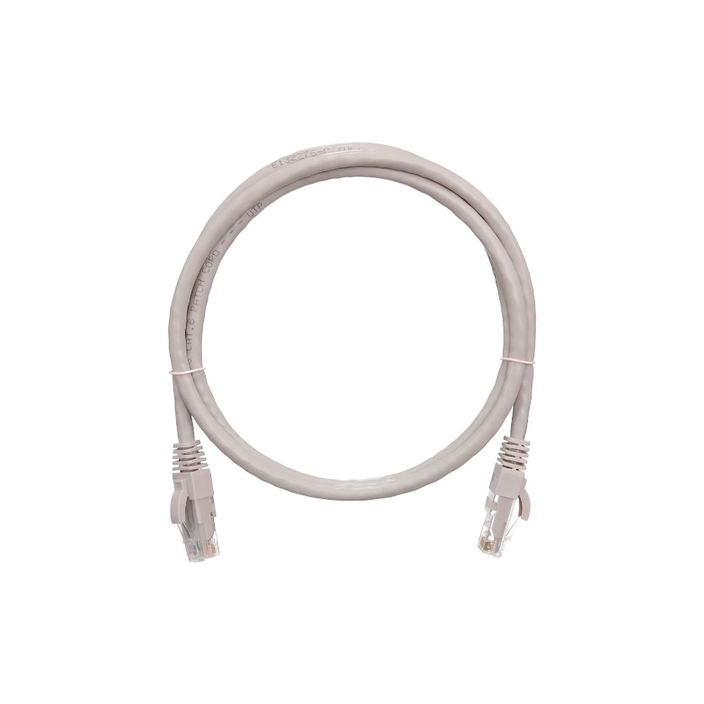 Коммутационный шнур NIKOMAX U/UTP 4 пары, серый, 0,5м NMC-PC4UE55B-005 ...