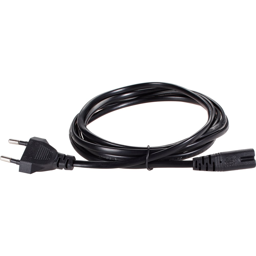 Кабель питания для аудио видео техники Aopen Qust Iec 320 C7 2 Pin 3m черный Ace023 3m