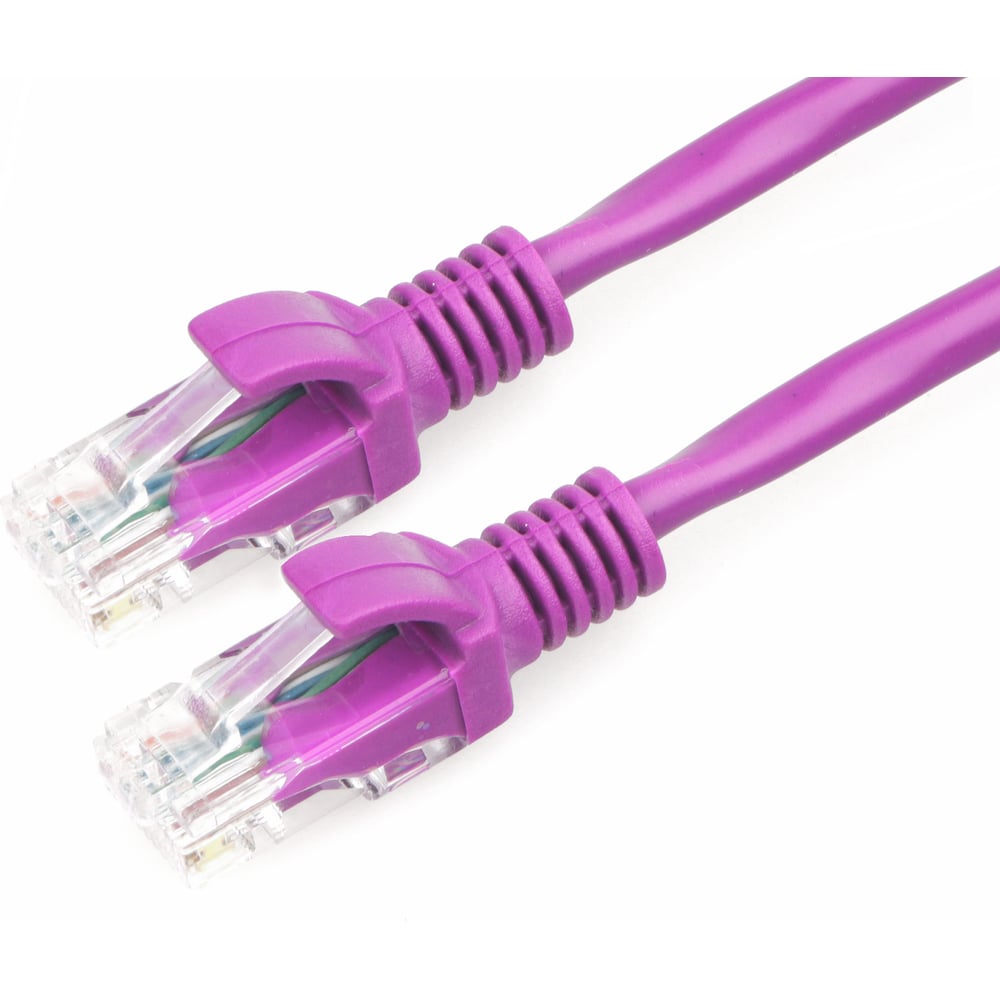Многожильный патч-корд Cablexpert UTP кат.5e, 1м, литой, фиолетовый PP12-1M/V - выгодная цена ...