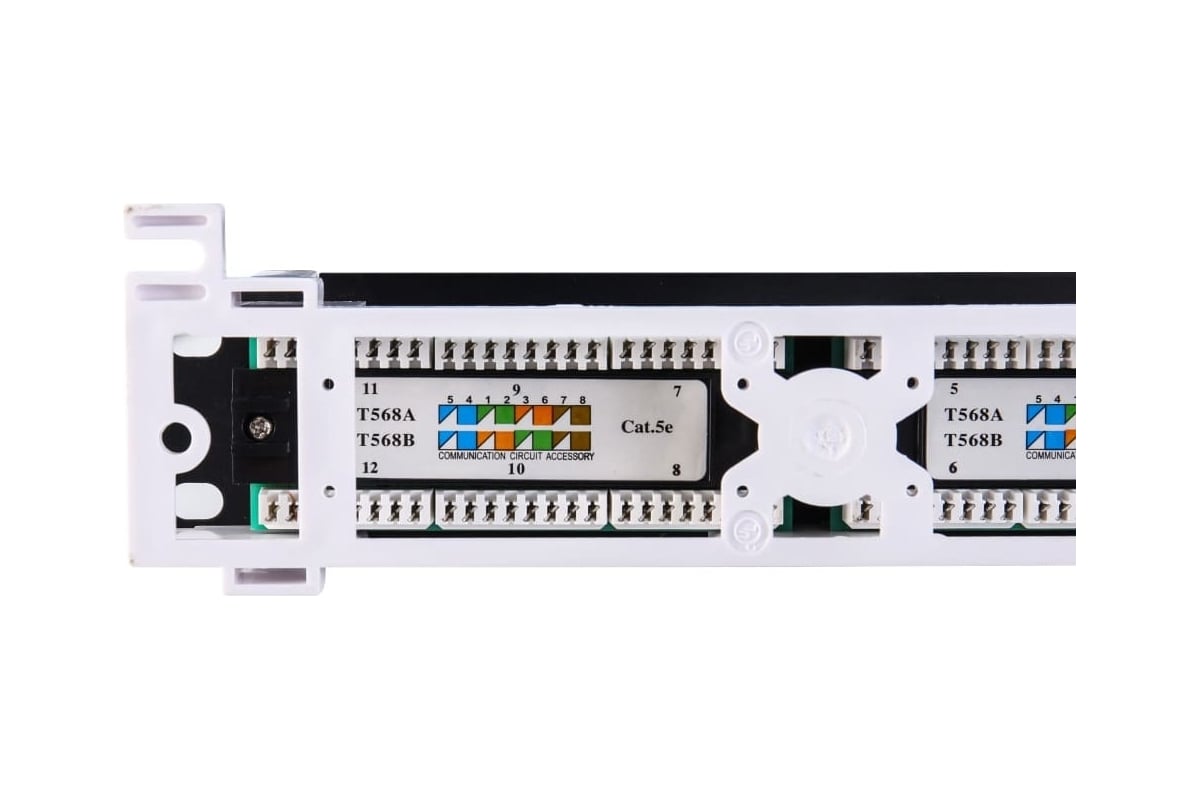 Настенная патч панель Ripo 12 портов универсальная Cat 5e класс D