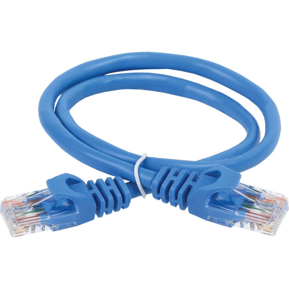 Шнур коммутационный кат.5е utp 1м синий GENERICA PC03-C5EU-1M-G ...