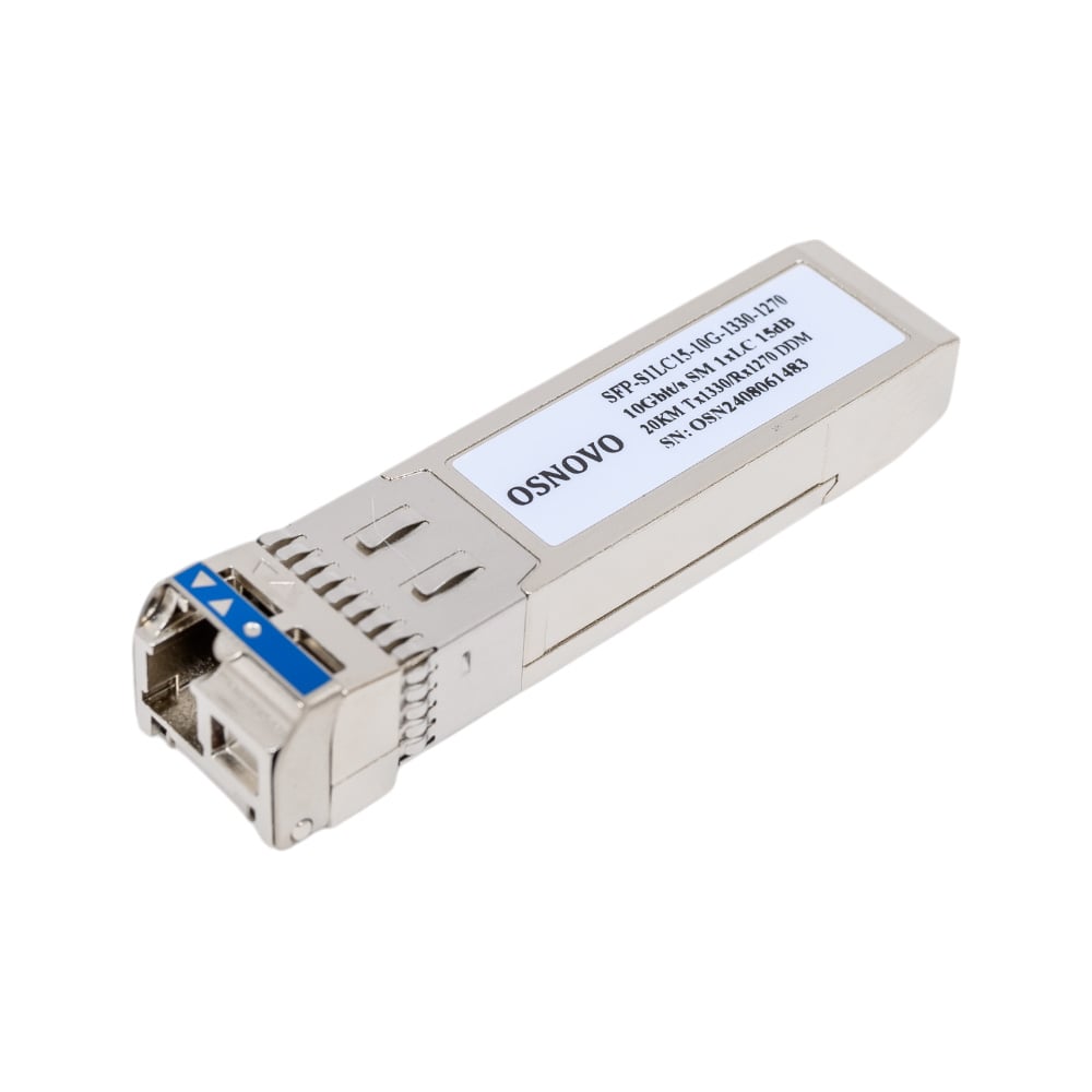 Оптический SFP модуль OSNOVO SFP-S1LC15-10G-1330-1270 10G. sct1417 - выгодная цена, отзывы ...