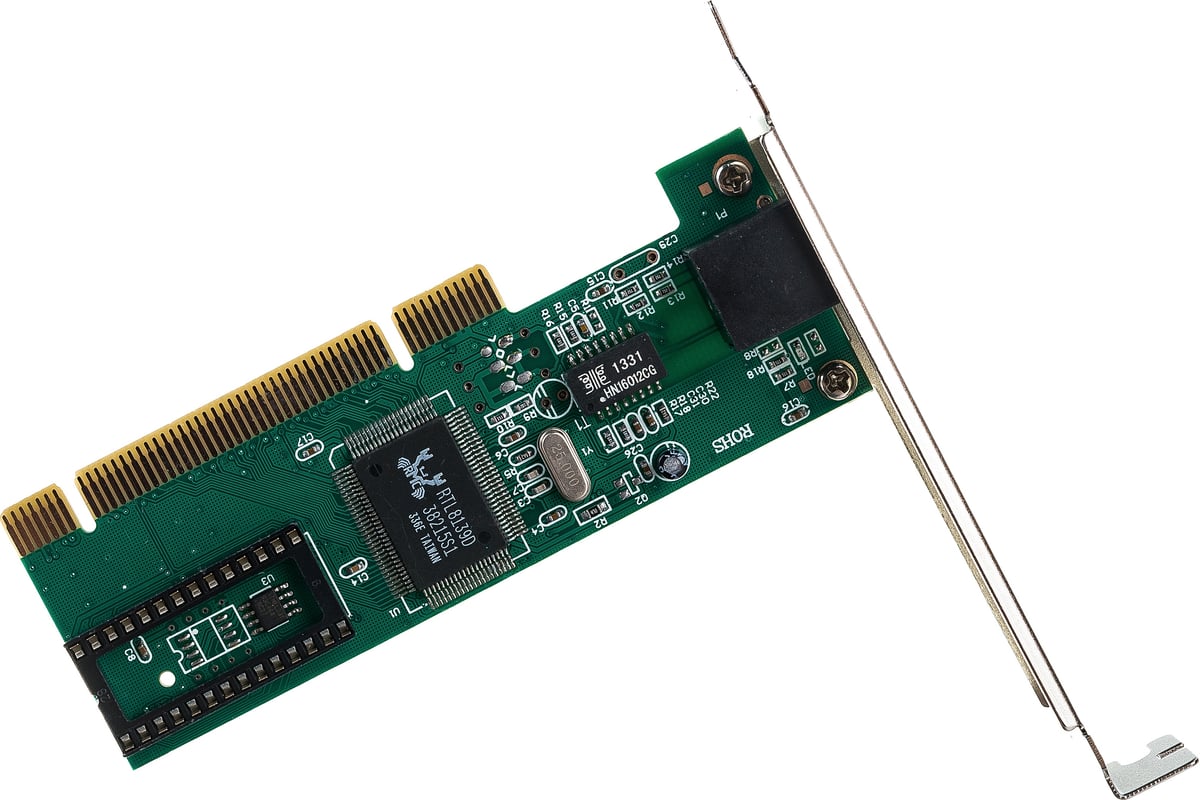 Сетевой адаптер Gembird Ethernet 100/10, PCI, чипсет RTL8139C NIC-R1 ...
