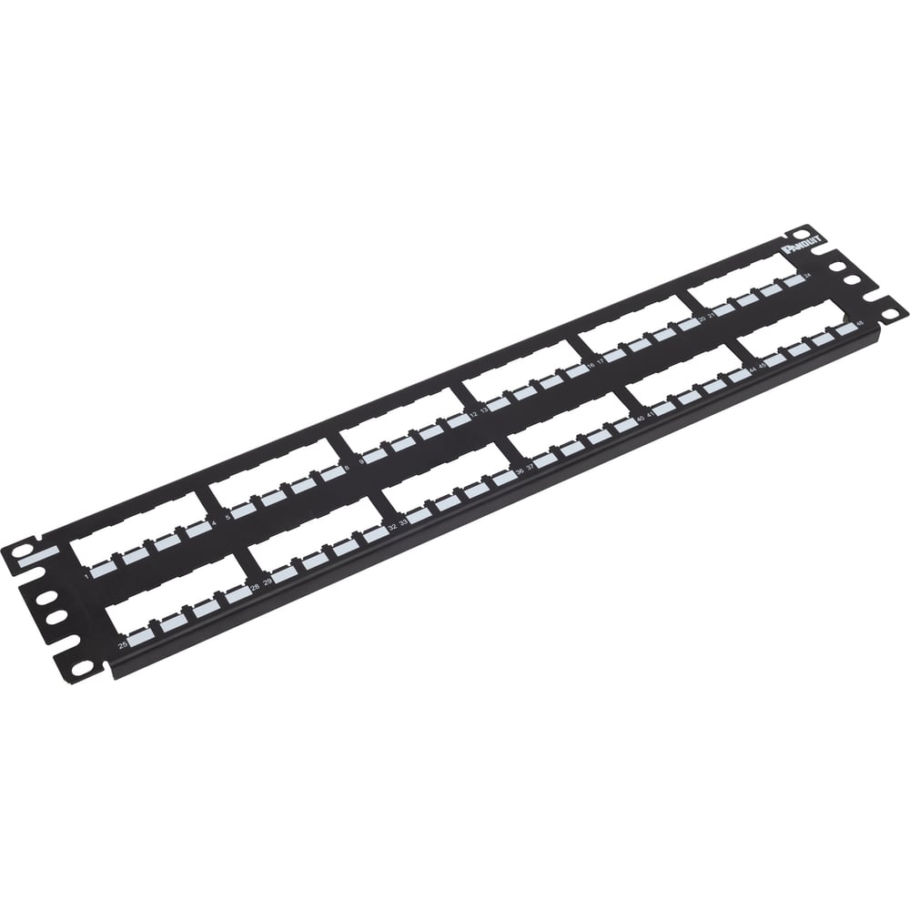 Патч-панель PANDUIT CP48BLY модульная цельнометаллическая Mini-Com 19 ...