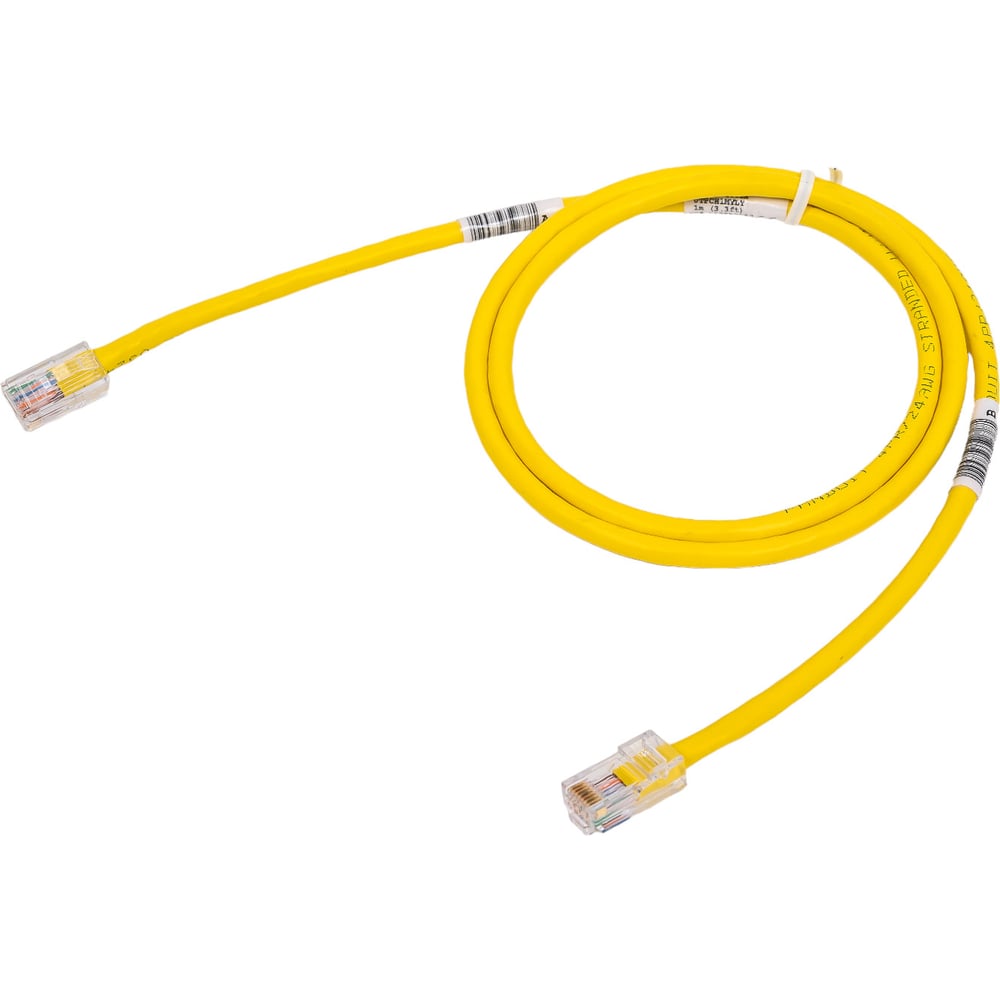 Патч-корд PANDUIT UTPCH1MYLY TX5e UTP, Cat.5e, с модульными разъёмами ...