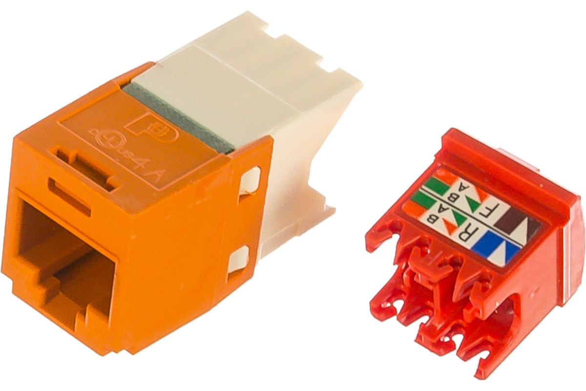 Модуль PANDUIT CJ5E88TGOR Mini-Com RJ45 TX5e, UTP Т568A/B Enhanced ...