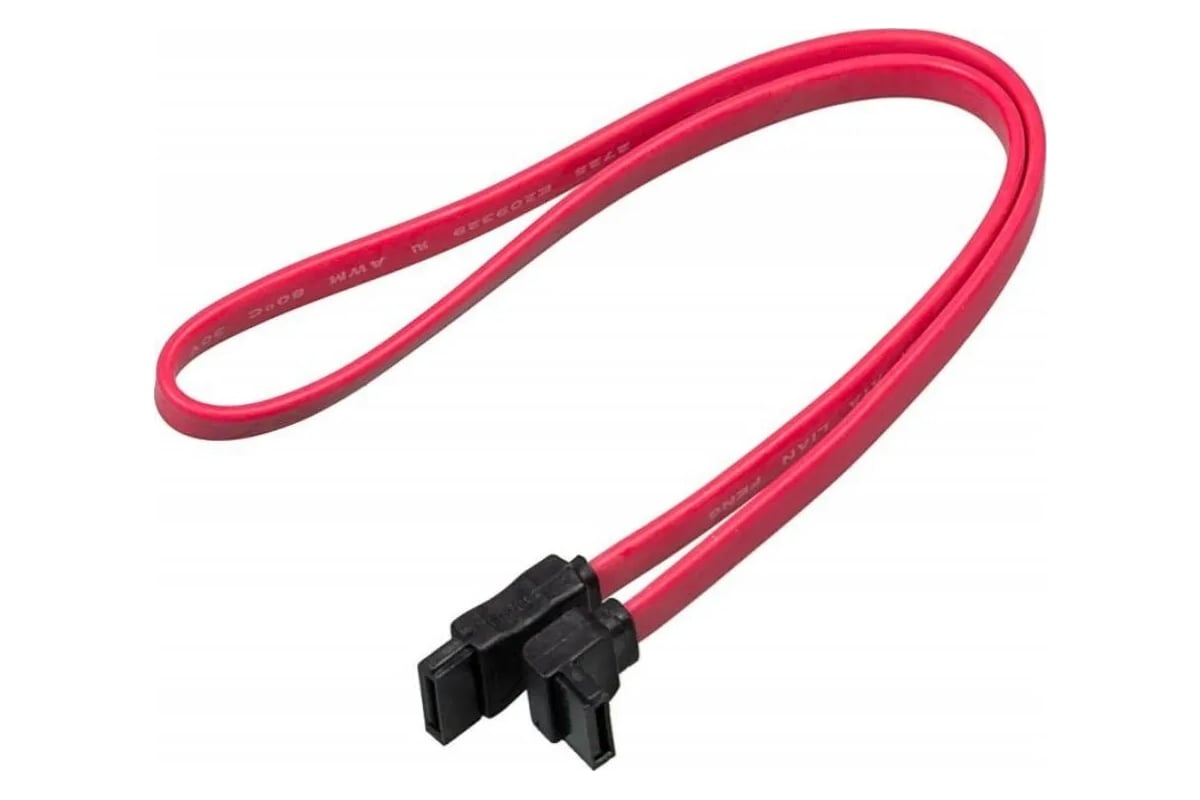 Кабель BURO SATA SATA угловой 0.5м (TL-ATA-DATA-RA) красный 817251 ...