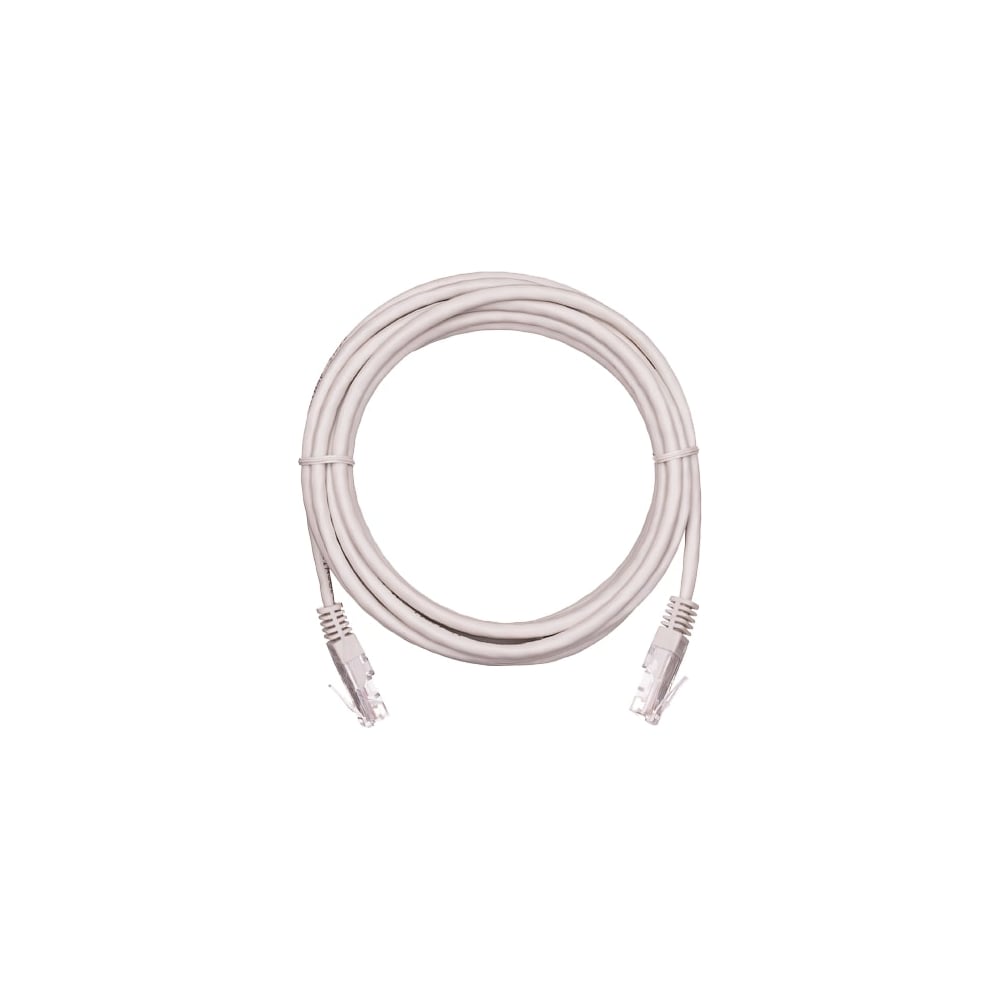 Шнур Netlan U Utp 4 пары категория 5e Pvc серый 2м Ec Pc4ud55b Bc Pvc 020 Gy 10 выгодная