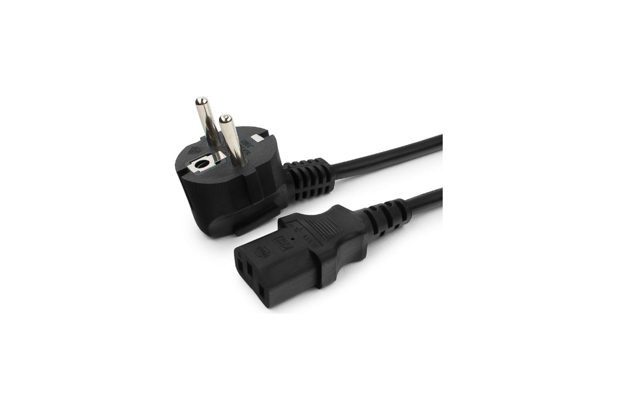 Кабель питания Cablexpert Schuko-C13, 10м, 3x1кв.мм, черный, с ...