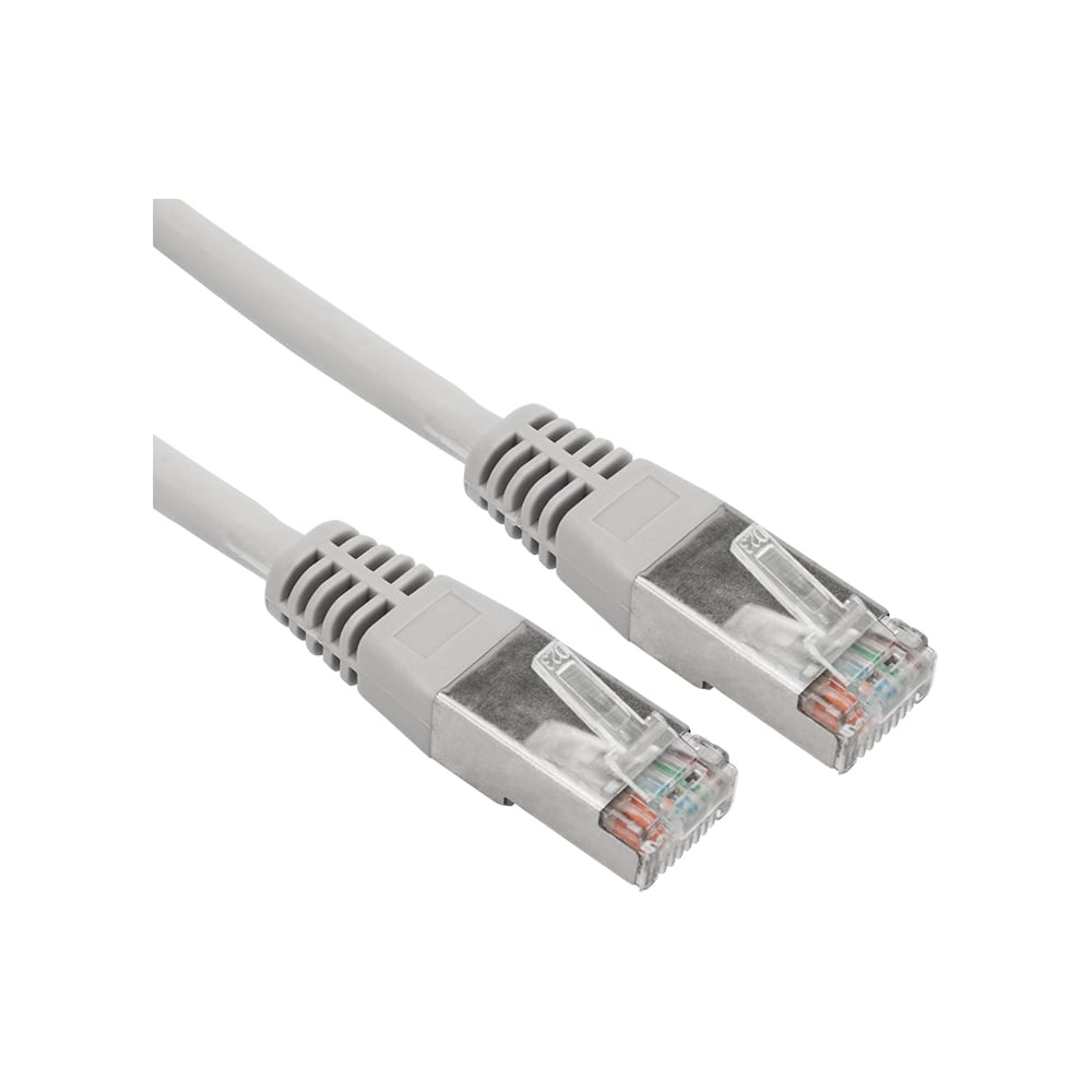 Патч-корд REXANT F/UTP RJ45-RJ45, CAT 5e, LSZH серый, 3 м 18-8006-1 - выгодная цена, отзывы ...