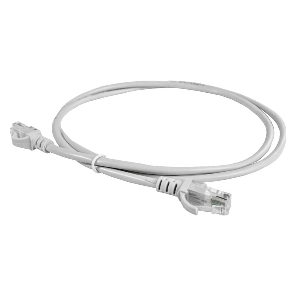Патч-корд TWIST UTP 4 cat.5е, RJ45-RJ45, 1,0 м, литой коннектор, серый ...