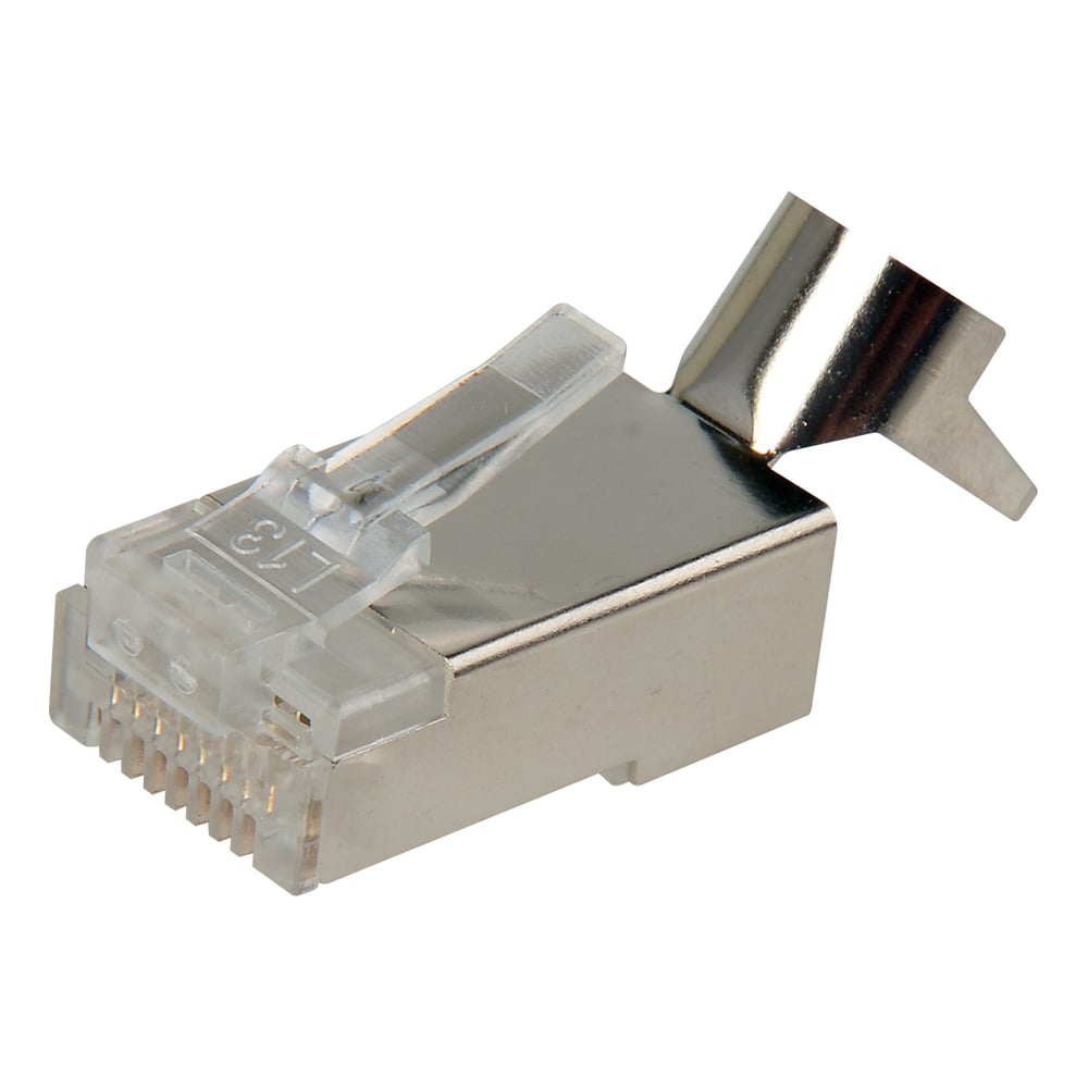 Разъем RJ 45 LANS RJ45M/6F, Cat 6-6A FTP, 100 шт/упаковка Л00003390 ...
