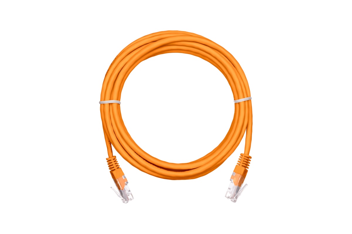 Шнур Netlan U Utp 4 пары категория 5e медный Pvc оранжевый 10м 10штук Ec Pc4ud55b Bc Pvc
