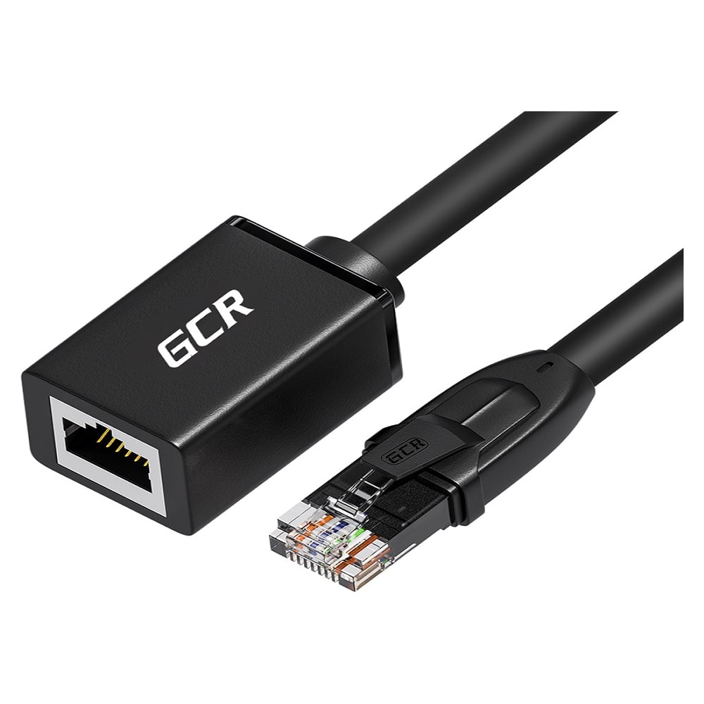 Прямой удлинитель патч-корда GCR 1.5m UTP медь чёрный VIV52I647 ...
