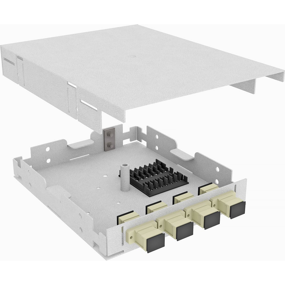 Оптический кросс TopLAN настенный, многомодовый, укомплектованный, КРНМ ...