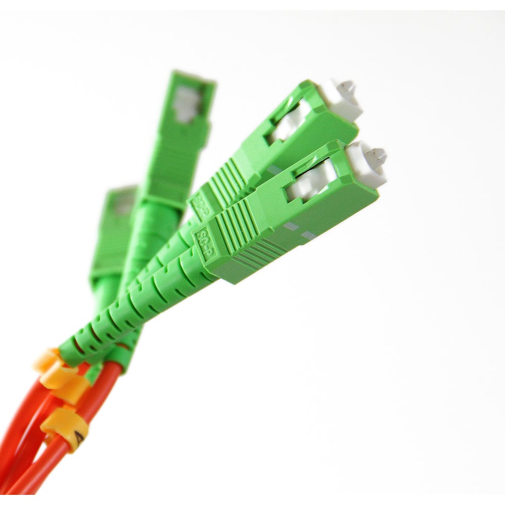 Оптический шнур VCOM SC-SC, APC, MM, многомодовый, Duplex VDA202-3M ...