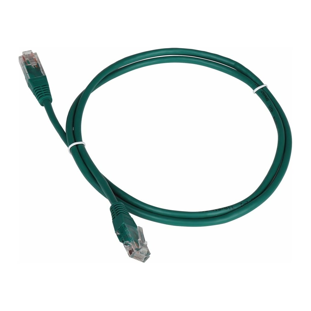 Патч-корд RJ45 - RJ45, 4 пары, UTP, категория 5е, 10 м, зеленый, TWT-45 ...