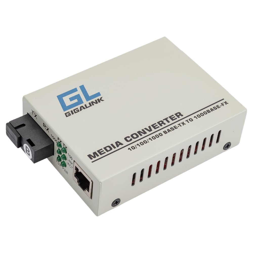 Конвертер Gigalink UTP, 100/1000Мбит/c GL-MC-UTPF-SC1G-18SM-1550 ...