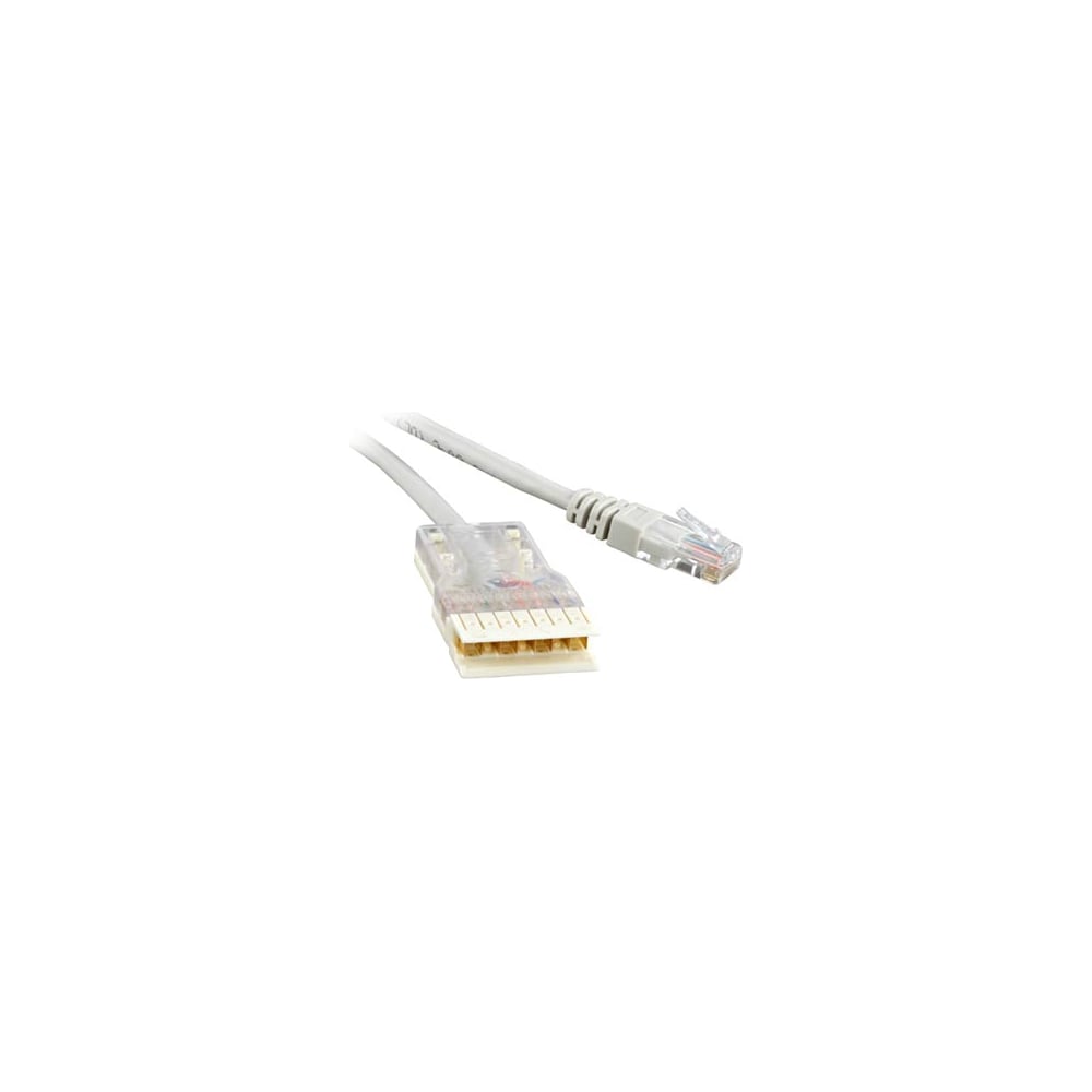 Патч-корд Hyperline PC-110-RJ45-4P-C5e-1M-LSZH-GY 110 тип - RJ-45, 4 ...