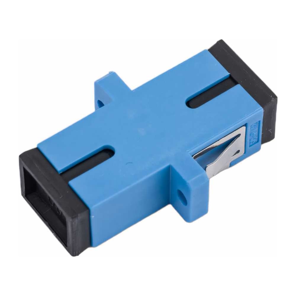 Оптический проходной адаптер SC-SC Hyperline, FA-P11Z-SC/SC-N/BK-BL SM, simplex, корпус пластик ...