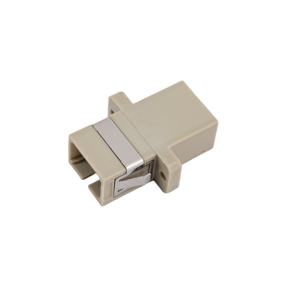 Оптический проходной адаптер SC-SC Hyperline, FA-P11Z-SC/SC-N/BK-BG MM, simplex, корпус пластик ...