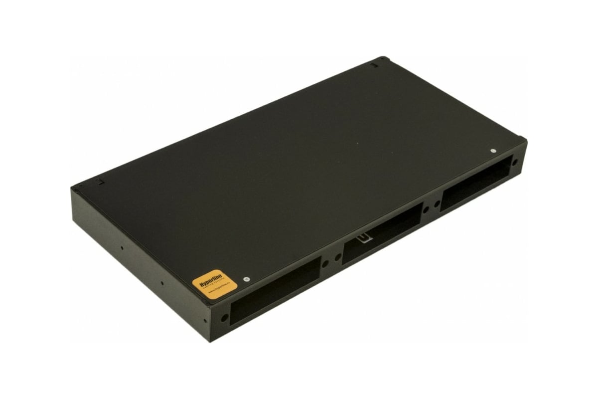 Оптический универсальный бокс Hyperline, FO-19R-1U-3xSLT-W140H42-24UN ...
