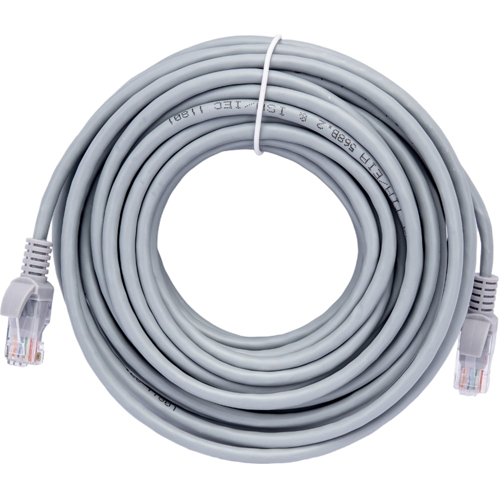 Патч корд Exegate Utp Rj45 Rj45 5e 10m Gy Utp Cat 5e 10м серый 169510 выгодная цена