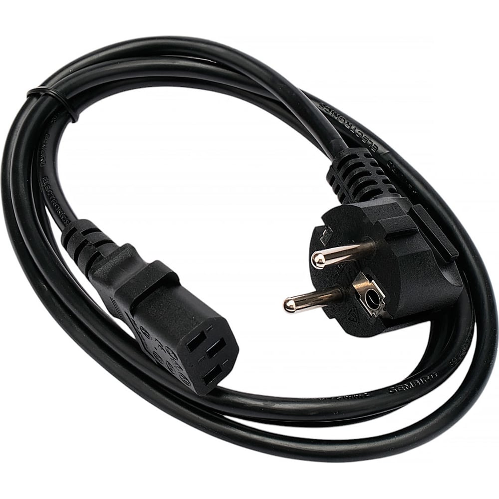 Кабель питания Cablexpert Schuko-C13, 3x0.75мм2, 10A, VDE, с ...